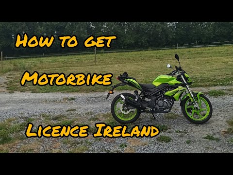 How to get a motorbike licence Ireland
