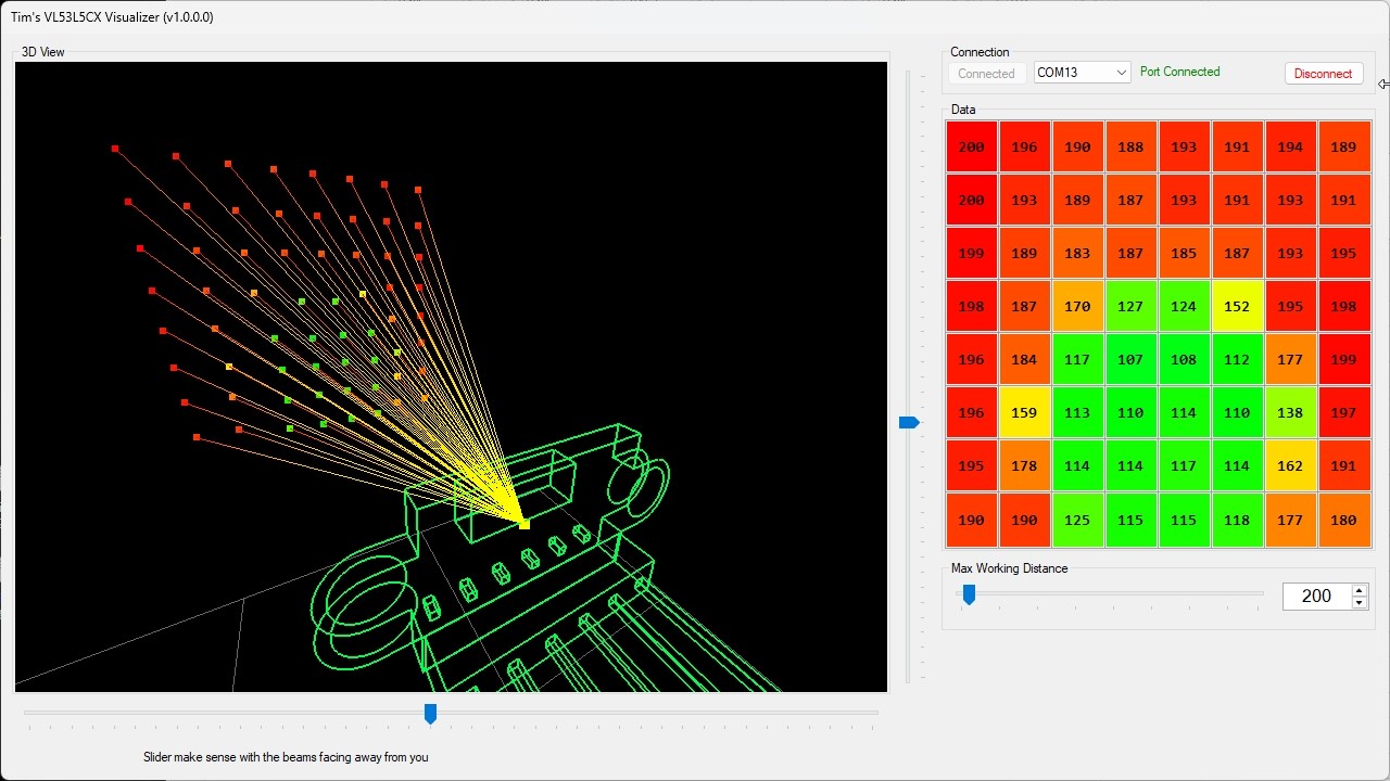 Tim's 3D Scanner [VL53L5CX]