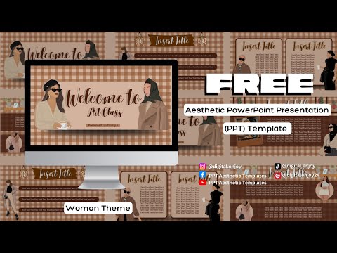 #13 Brown and Beige | FREE PowerPoint Presentation (PPT) Aesthetic Template | Canva Editable