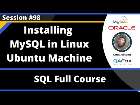 Installing MySQL Server in Linux Ubuntu Machine Video Lecture - Software Development