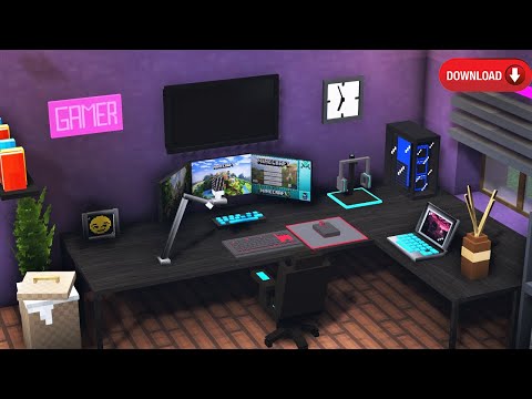 Build Gaming Setup In Minecraft | Minecraft Mod | New Minecraft Mods |Minecraft Mods