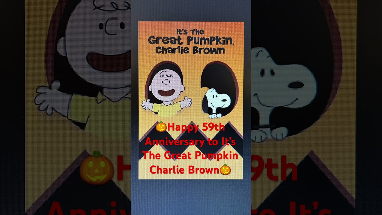 🎃Happy 59th Anniversary to It’s The Great Pumpkin Charlie Brown🎃#charliebrown #peanuts#snoopy #music