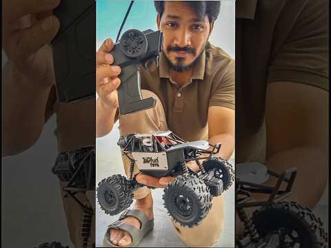 Remote control rock crawler car with smoke edition #rccar #toys #shorts