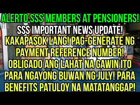 ✅️SSS IMPORTANT NEWS! PAG-GENERATE NG PAYMENT REFERENCE NUMBER, OBLIGADO ANG LAHAT NA GAWIN ITO!