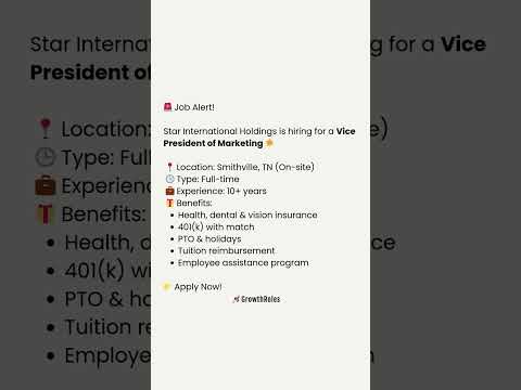 VP of Marketing Jobs | GrowthRoles