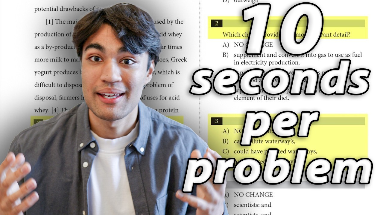 "Every SAT Grammar Rule in 15 Minutes" - Full Transcript Inside ...