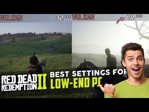 Rdr 2 Best Settings For Low-End Pc | Red Dead Redemption 2 Fps Boost | Crash Fix, Lag Fix