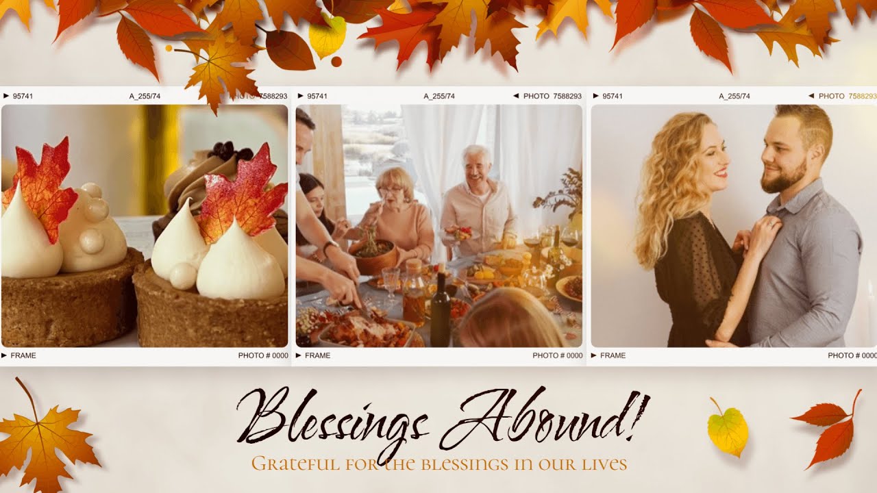 Free Thanksgiving Collage Template (Customizable) - FlexClip