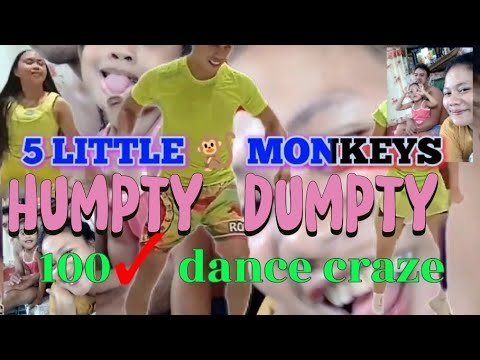 5 LITTLE ???? MONKEYS HUMPY DUMPY. (FAMOUS & VIBES TV