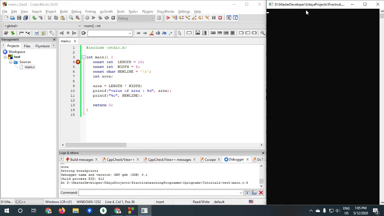 C Programming Debug Mode | Codeblocks | Tutorial 8 |  Explained in Tamil