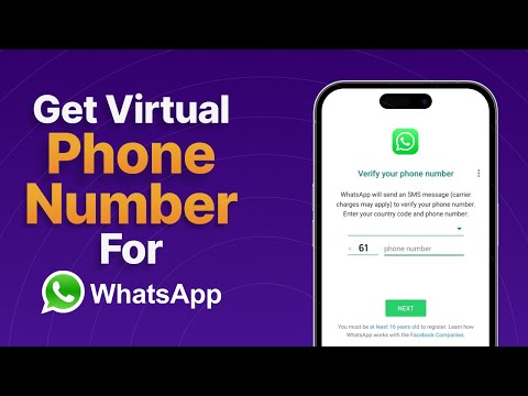 How to get a virtual phone number for WhatsApp for Business & Personal Use?