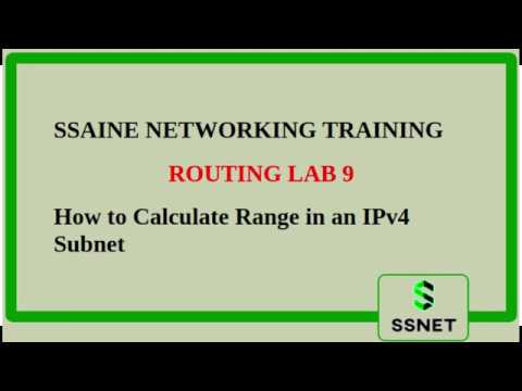 How To Calculate Range in an IP Subnet | Routing Lab 9
