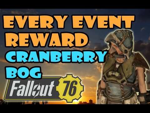 [Fallout 76] Every Collectible Public Event Reward from Cranberry Bog! (As of Aug 2024)