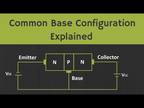 BJT : Common Base Configuration Explained Video Lecture - Crash Course ...
