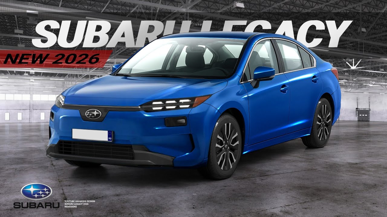 2026 Subaru Legacy Refuses to Die, at Least in Fantasy Land, Packs ...