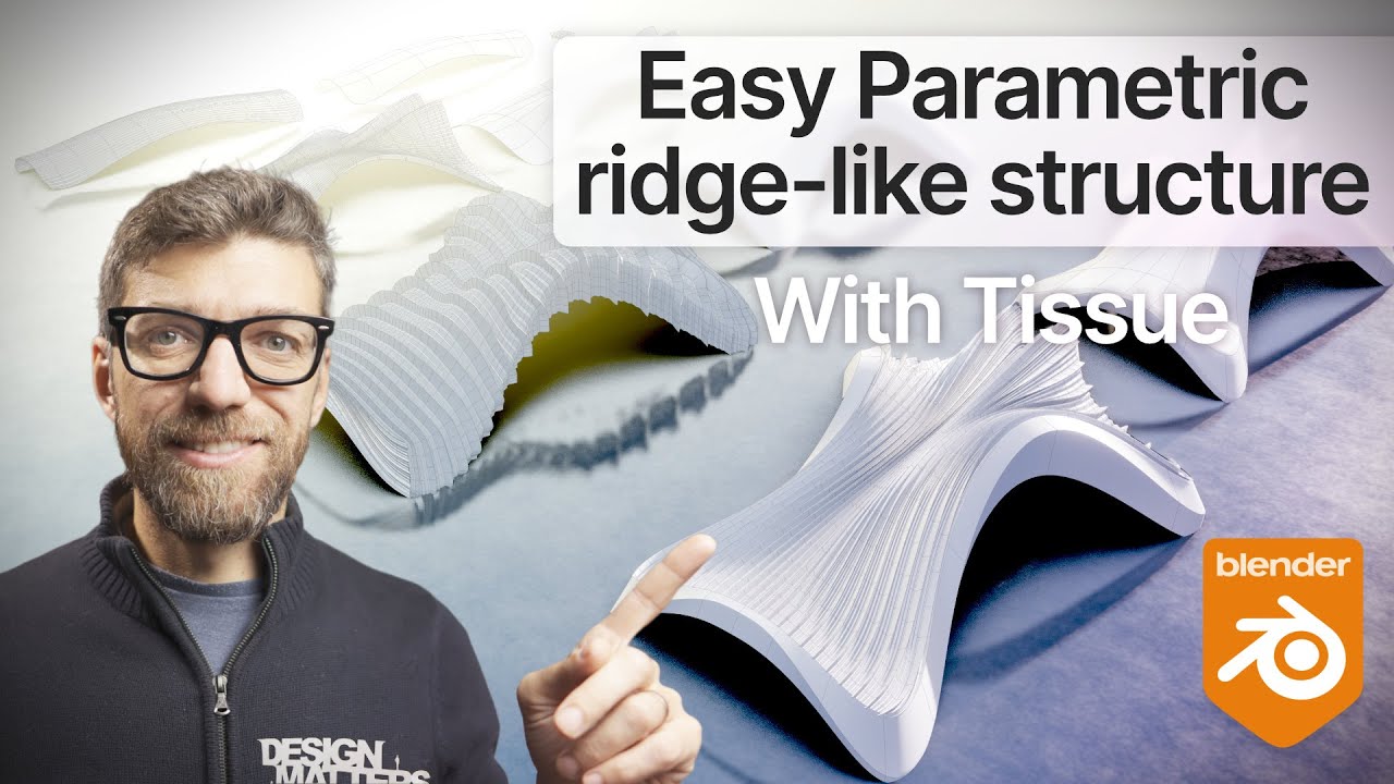 Easy parametric ridge-like structure with Tissue