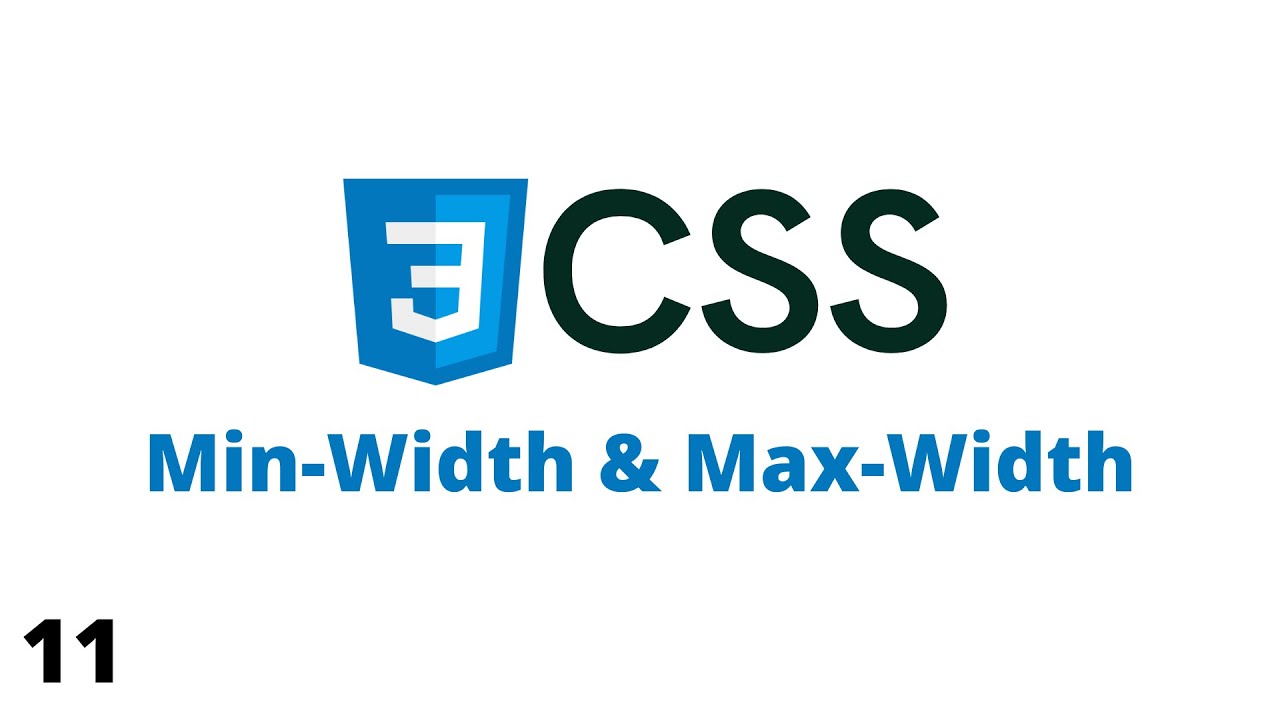 Min-Width & Max-Width in css | Min-width , Max-width in css3 | css tutorial for beginners - Web Boss