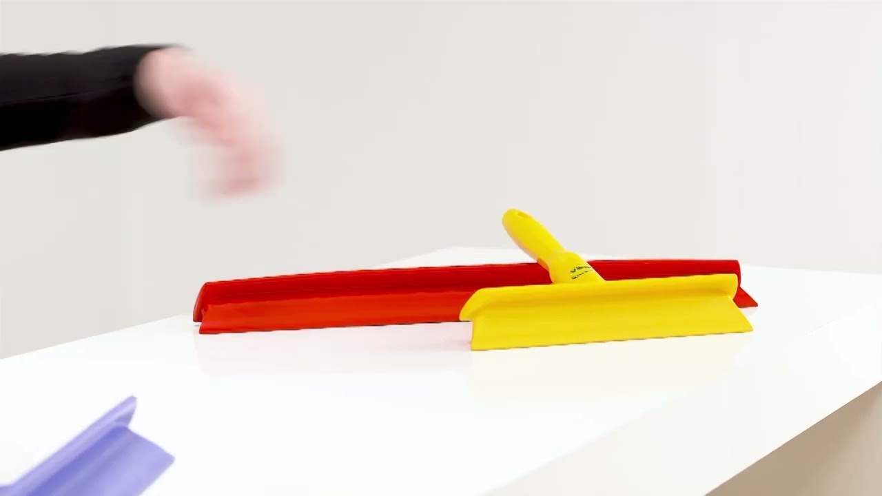 Vikan® Color-Coded Ultra Hygiene Squeegees with Single Blade | U.S. Plastic Corporation®