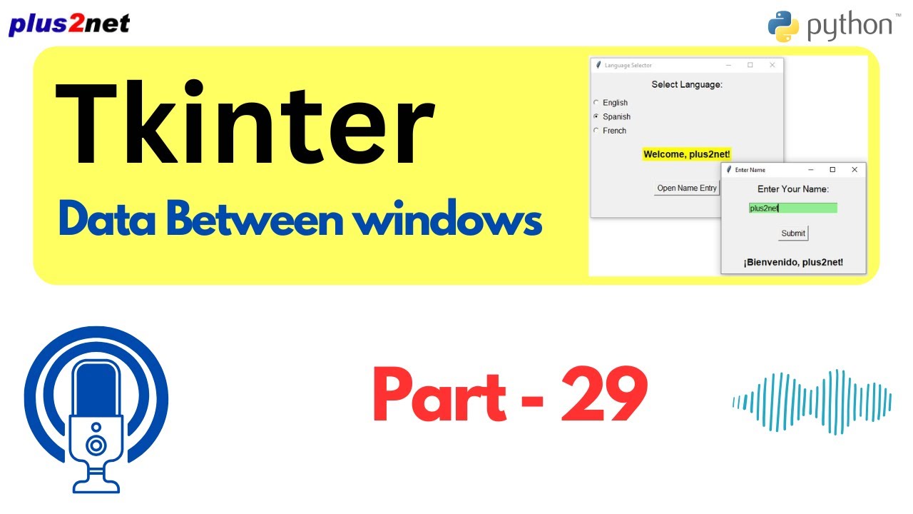 Sharing Data Between Parent and Child Windows in #Python #Tkinter - #PythonGUI Tutorial