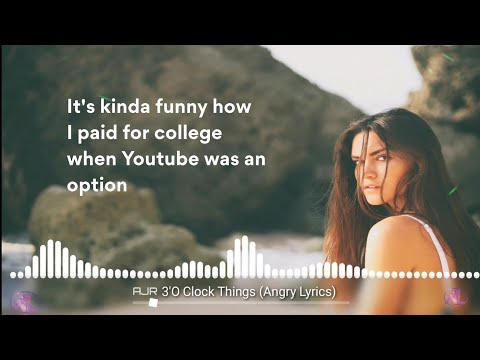 3 o'clock things ajr (Lyrics)