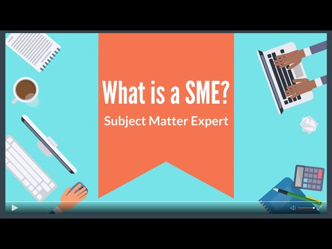 What is a SME?