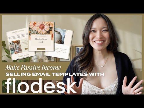 Make Passive Income selling Email Templates with Flodesk | Amazing New Feature! 🤯