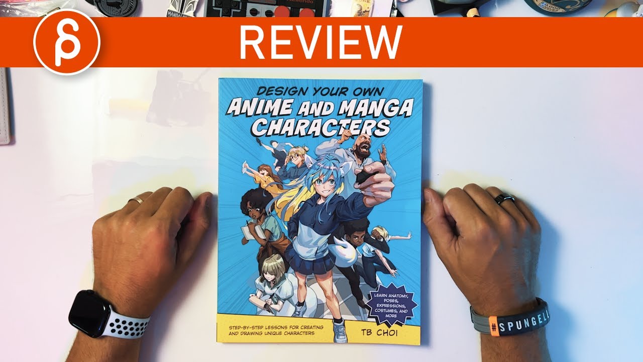 Design Your Own Anime and Manga Characters (by TB Choi) - Review (Book Flip Through)