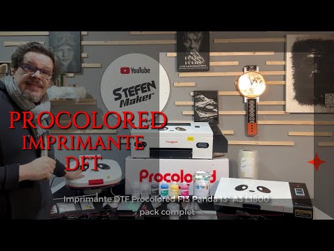 Test COMPLET Procolored F13 Panda DTF A3 | Qualité, Impression textile FACILE. @ProcoloredPrinter 