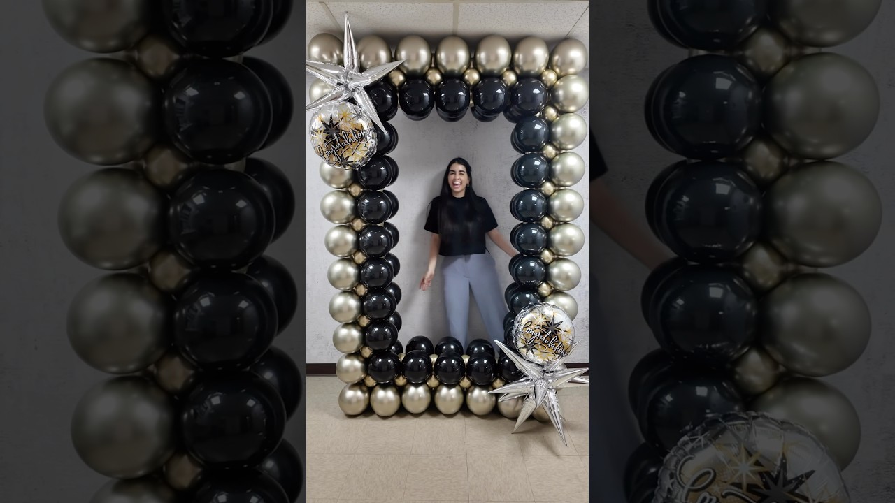 Graduation Photo-Booth🎓❤️This is how to decorate for this graduation season using #balloons 🙌