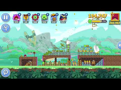 Angry Birds Friends Level 10 Tournament 1569 three stars NO POWER-UP walkthrough 2025-06-23