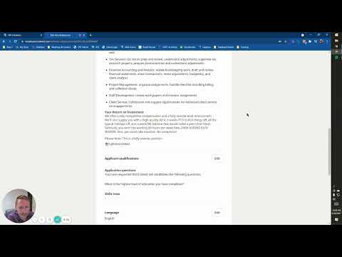 Indeed Email to apply Setup