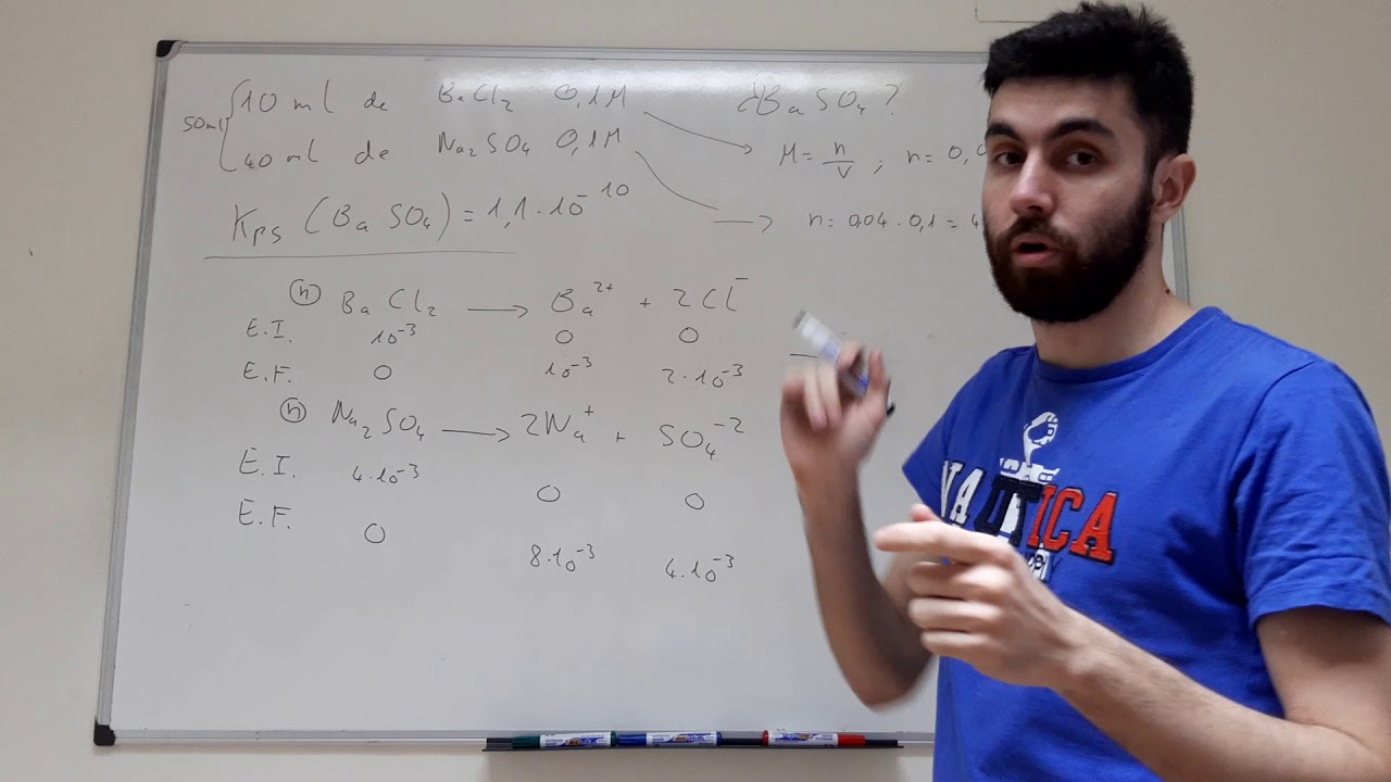 Ejercicio solubilidad (Química 2º Bach)