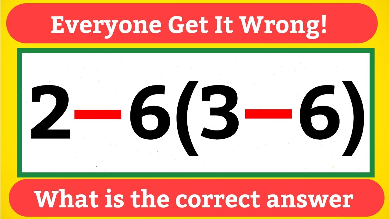 Maybe 1 in 3 people Can Solve This Math Question 