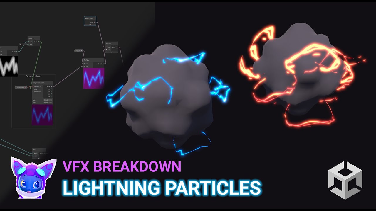 Unity | How to make Shock / Lightning Particles (VFX Breakdown)