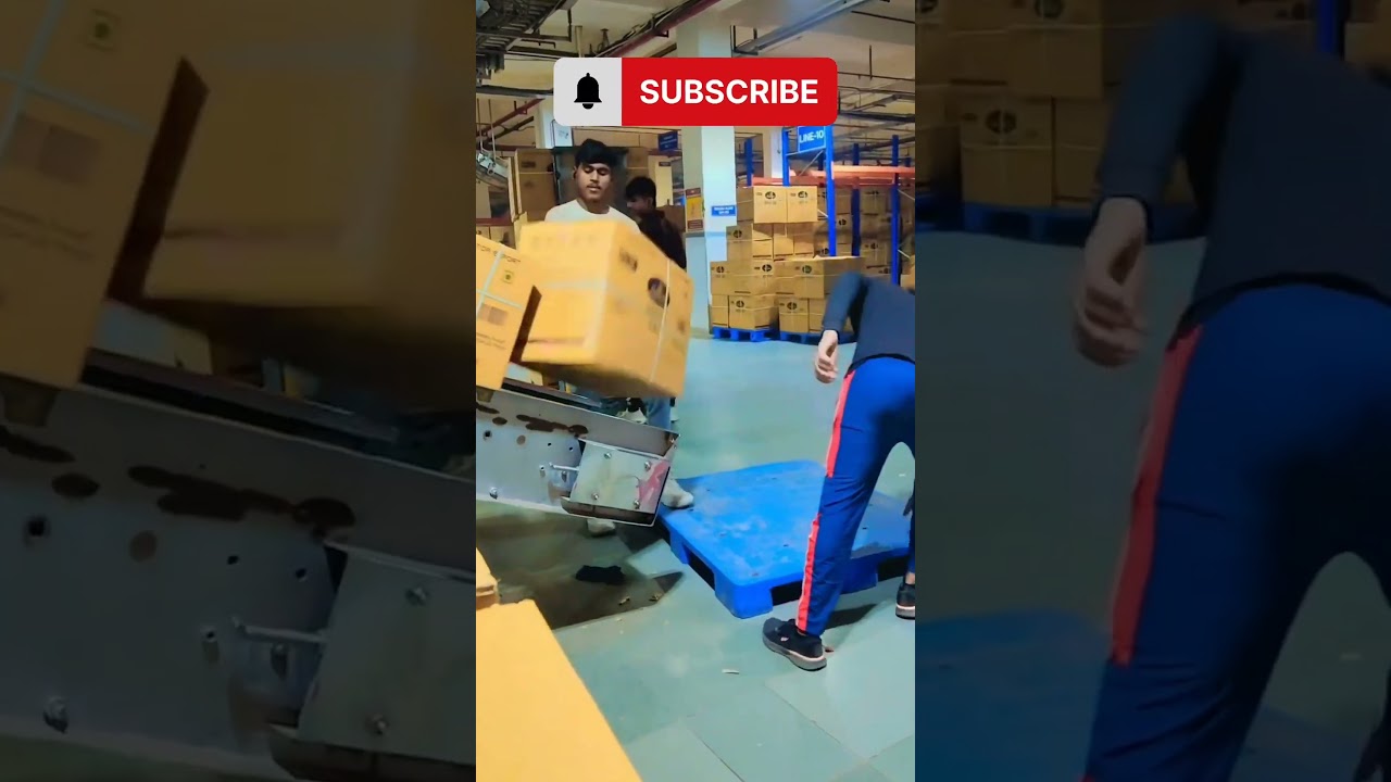 Loading unloading work in industry