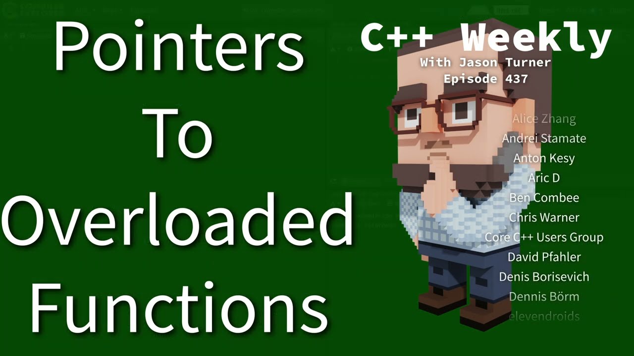 C++ Weekly - Ep 437 - Pointers To Overloaded Functions