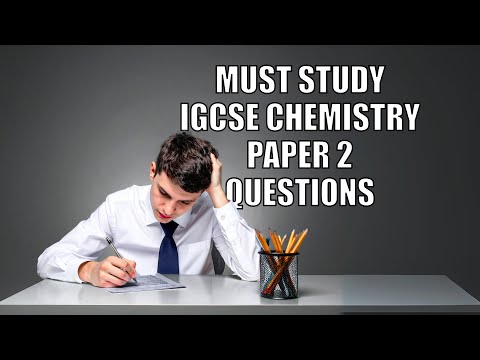 4 VERY Highly Repetitive Questions in IGCSE Chemistry Paper 2 Exams