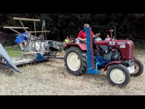 Druschfest Gallhuberhof_2016 Fella Bindmaeher am Steyr 18er