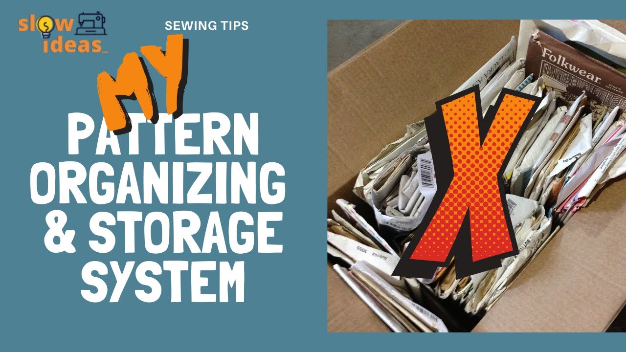 My Pattern Organizing & Storage System - Keep Your Sewing Patterns Organized!