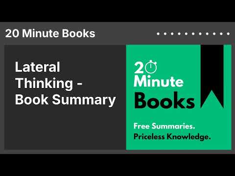 Lateral Thinking - Book Summary