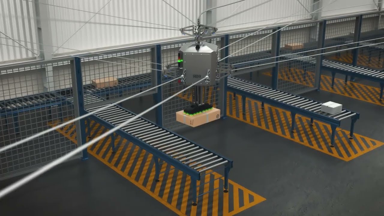 Overhead Palletizing for Multi-Line Production