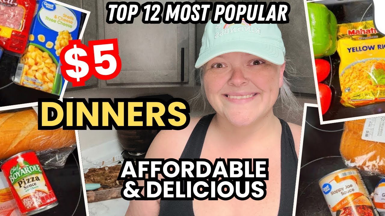 Most Popular Tasty $5 Dinners || Delicious & CHEAP Meals To Feed Your Family in 2025