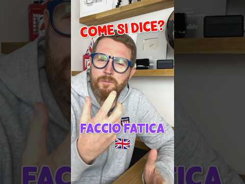 🔥🇬🇧Sapete come si dice FACCIO FATICA in inglese?🔥💪