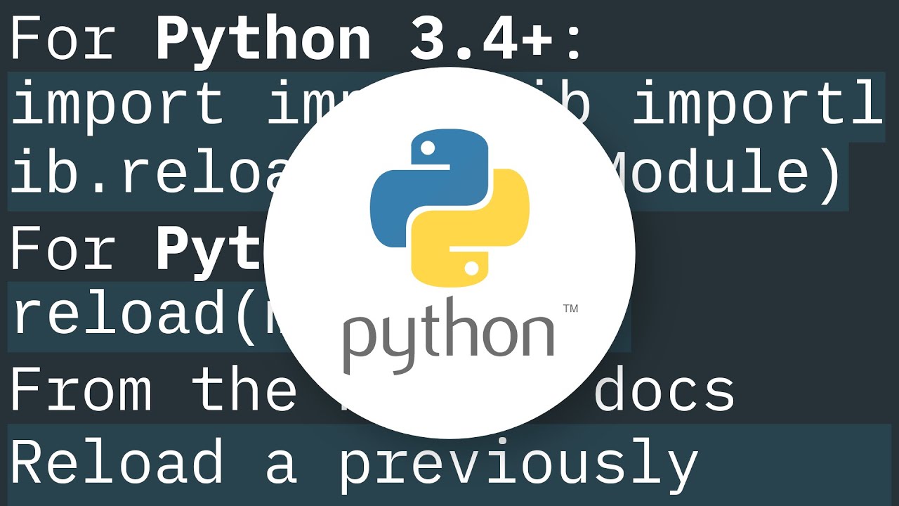 Reimport a module while interactive