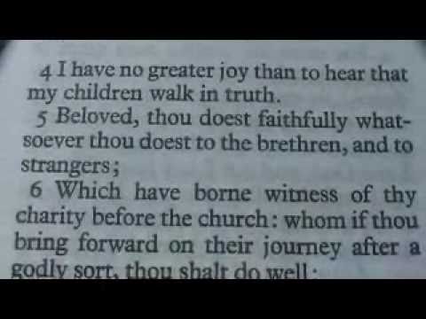 3 John King James Holy Bible