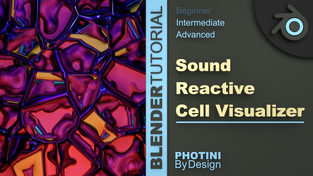 Sound Reactive Cell Visualizer Using Micro Displacement - Blender Tutorial