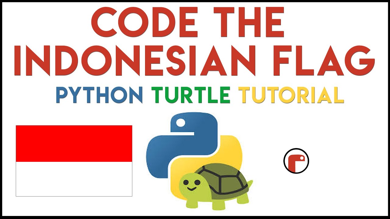 Python Turtle - Code the Indonesian Flag Tutorial