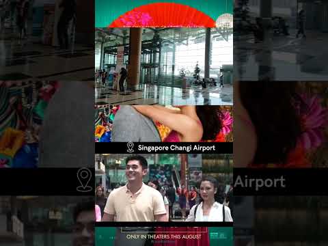 Crazy Rich Asians filming location - Changi airport Singapore 🇸🇬🎬 #shorts