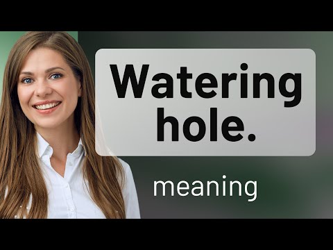 Understanding "Watering Hole": A Journey into Idiomatic English