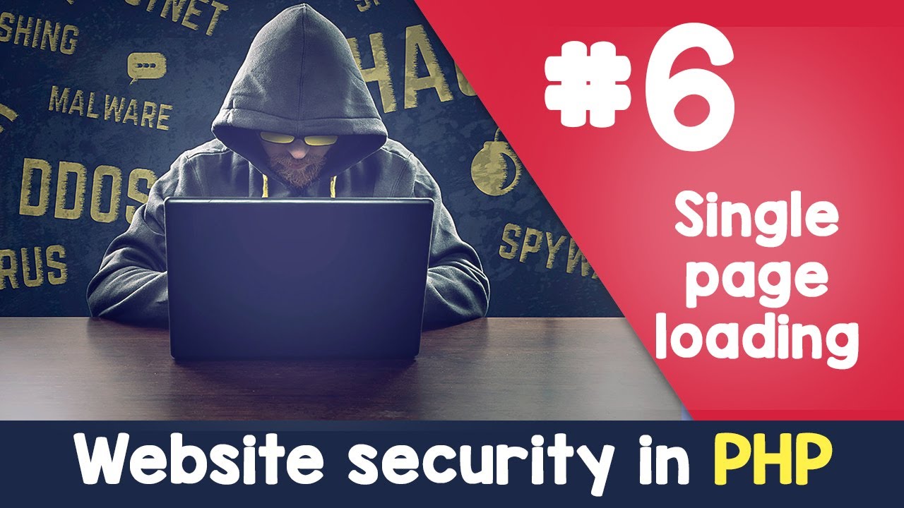 #06 Single page loading | PHP Website Security & hacking protection | Quick programming tutorial